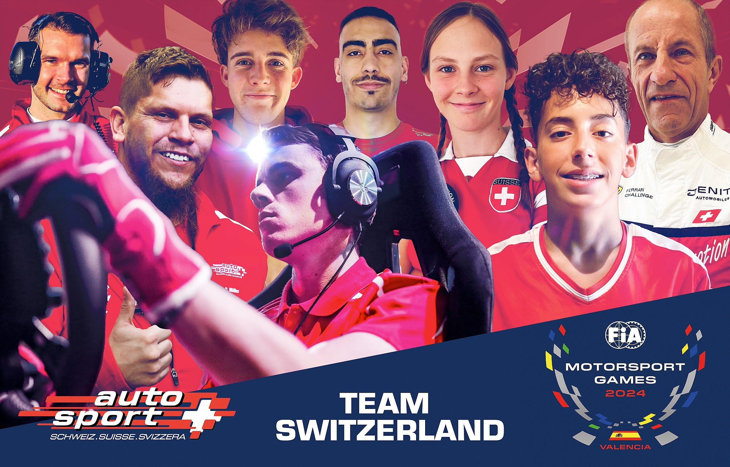Das ist das Schweizer Team für die FIA Motorsport Games 2024 Motorsport ...